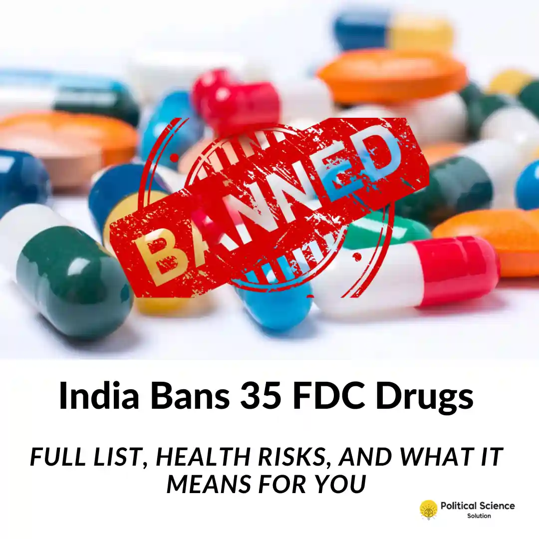 India Bans 35 FDC Drugs: Full List, Health Risks, and What It Means for ...