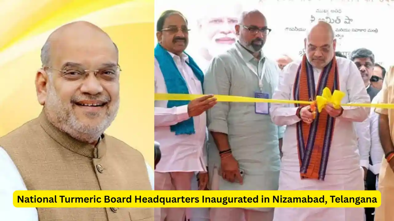 National Turmeric Board Headquarters Inaugurated in Nizamabad ...